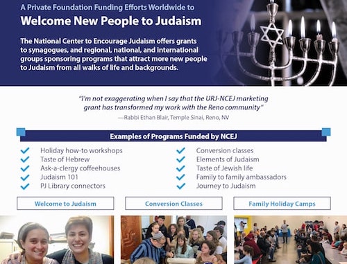 About NCEJ - National Center to Encourage Judaism